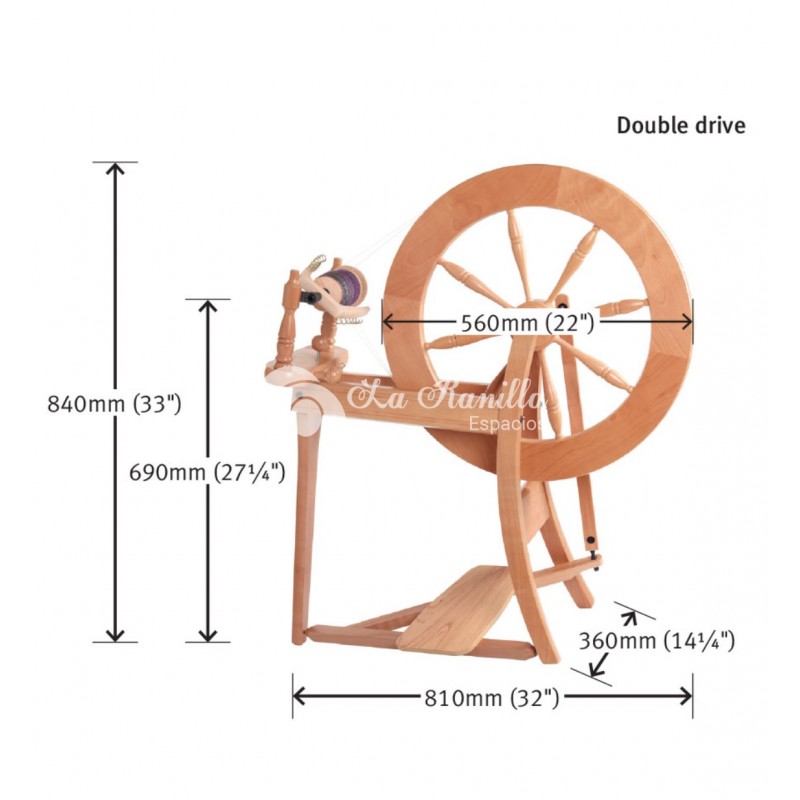 RUECA TRADICIONAL DOBLE CORREA